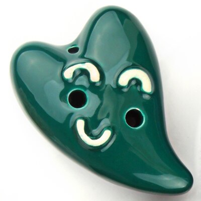 4 Colors Ocarina 6 Hole Heart-shaped Small Ocarina... – Grandado