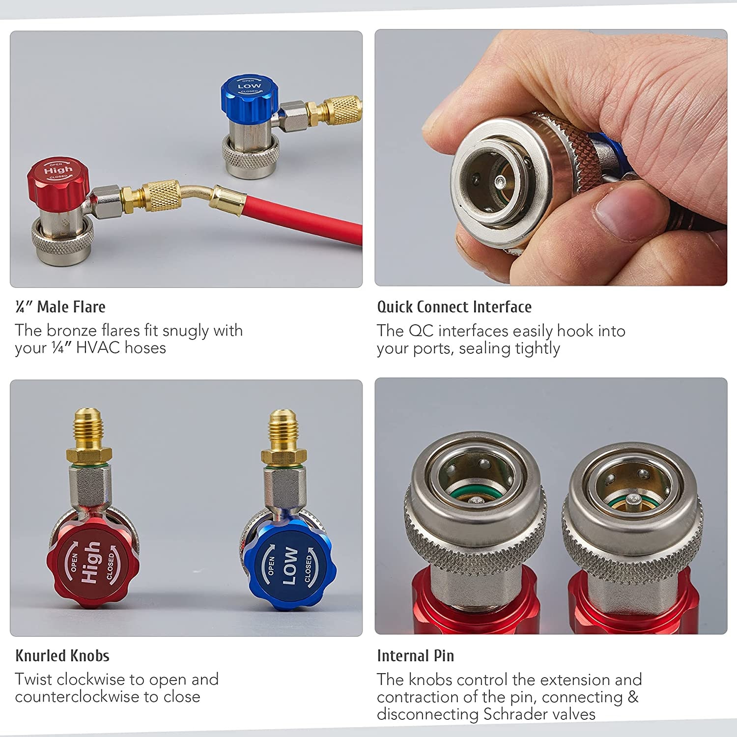 r134a Refrigerant Quick Fitting Air Conditioning A... – Vicedeal