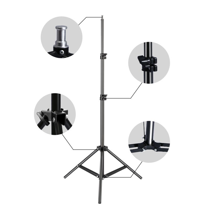 150 Cm/59 Inch Fotografie Statief Light Stand Met ... – Vicedeal