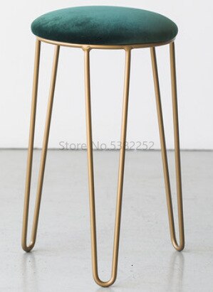 Small Circle Stool Household Dinner Stool Light Lu... – Grandado