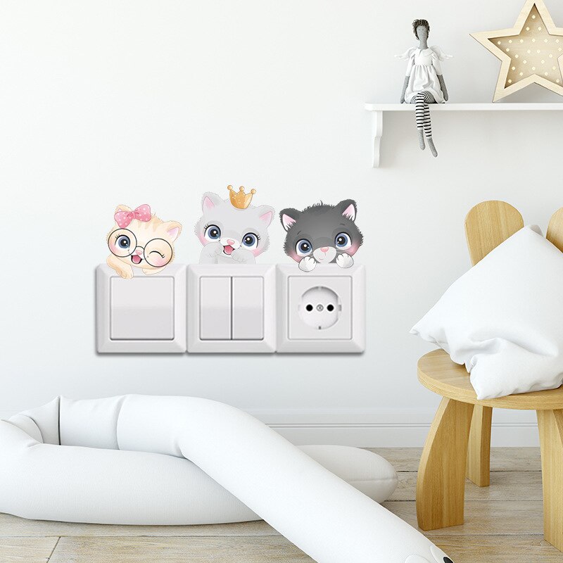 Cartoon Cute Animal Series Switch Stickers Xpress ... – Grandado