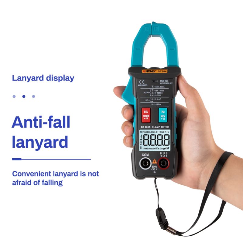 ST204 Clamp Meter 4000 Counts Digital DC/AC Curren... – Vicedeal
