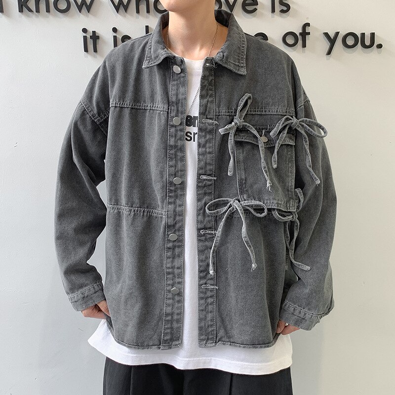 Autumn Ins Tide Brand Denim Jacket Male Korean Sty... – Vicedeal