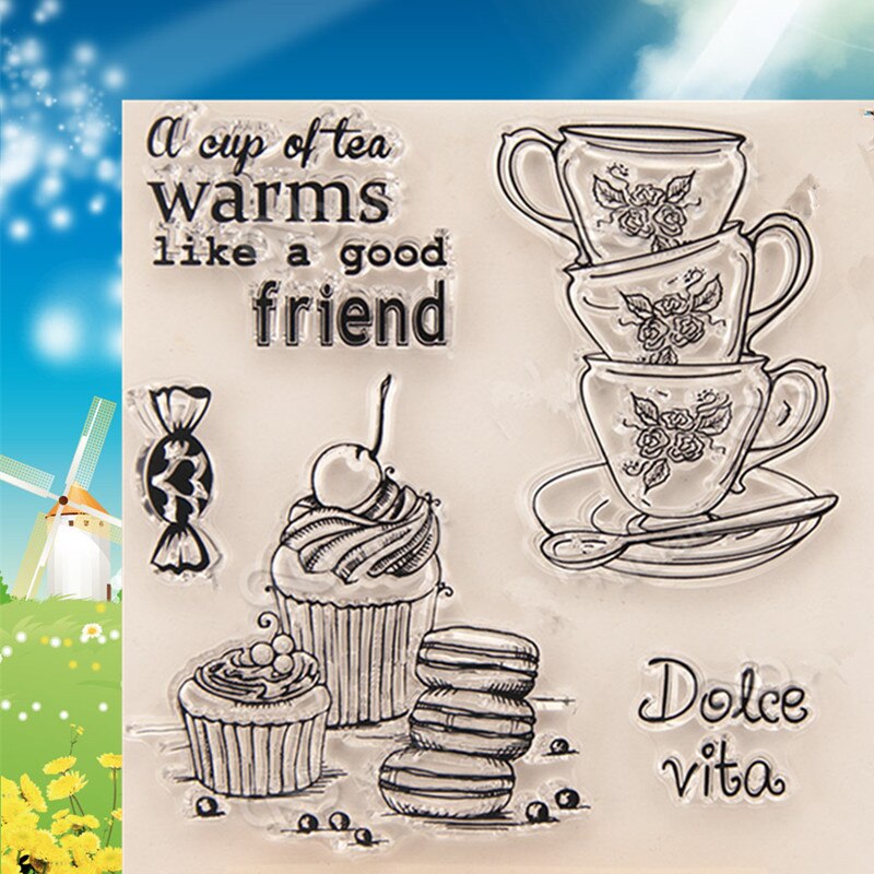 Girl Clear Stamp Silicone Rubber Stamps for DIY Sc... – Vicedeal