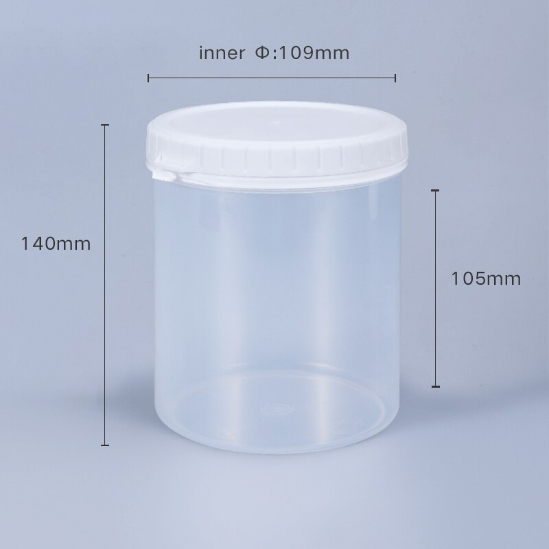 1000ml Wide Mouth plastic jar with inner and outer... – Grandado