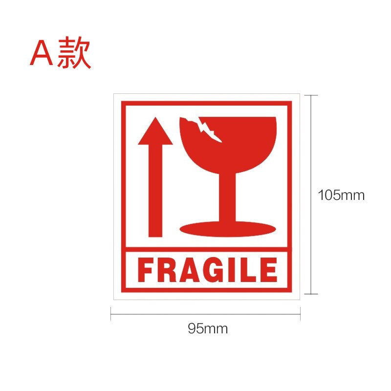 50-100pcs Fragile Stickers Please Handle the Warni... – Grandado