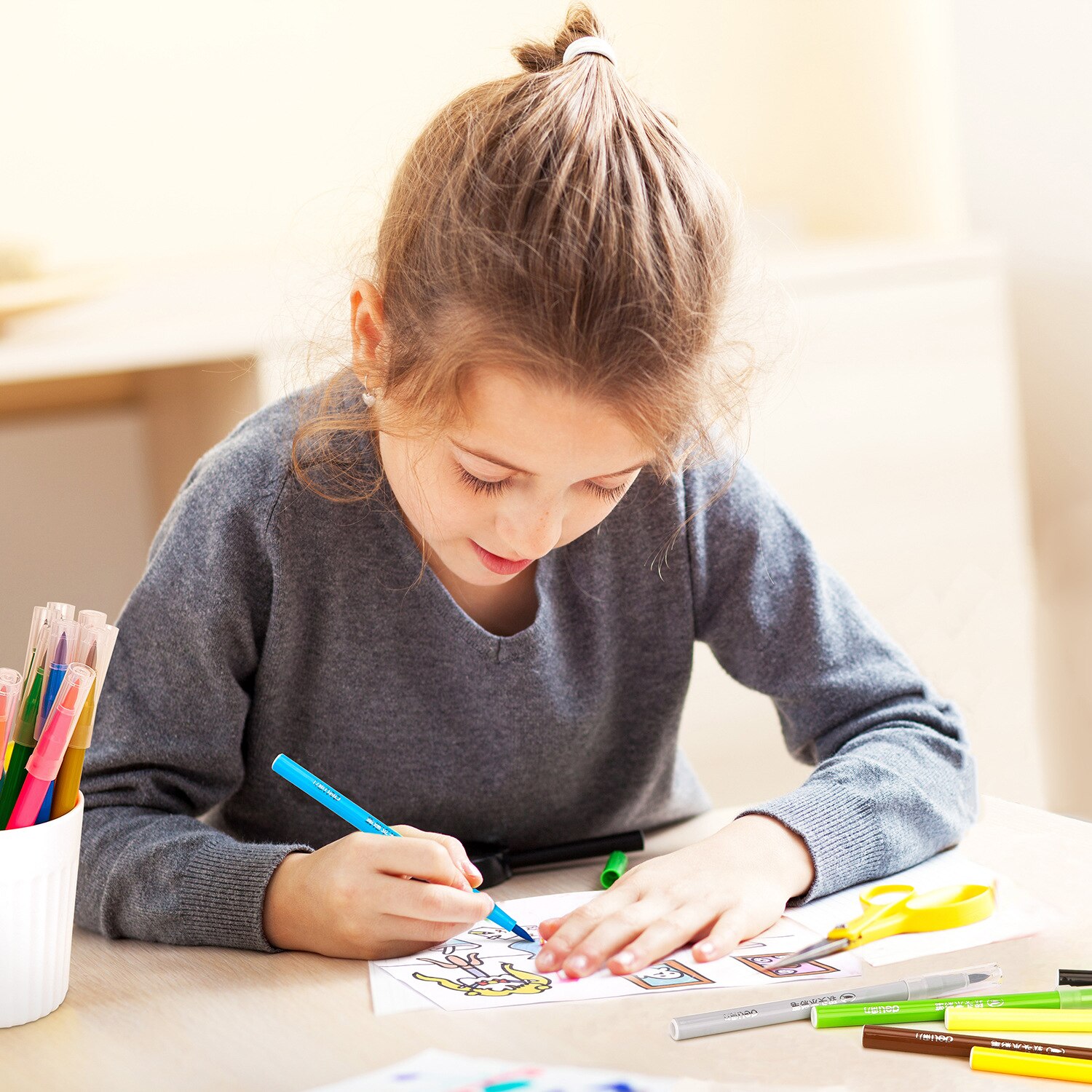Christmas soft-tip watercolor pen children's brush... – Grandado