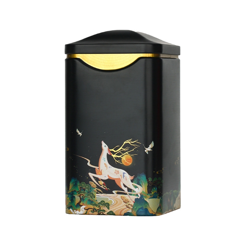 Latas de té, latas de Metal, caja de lata vacía, l... – Grandado