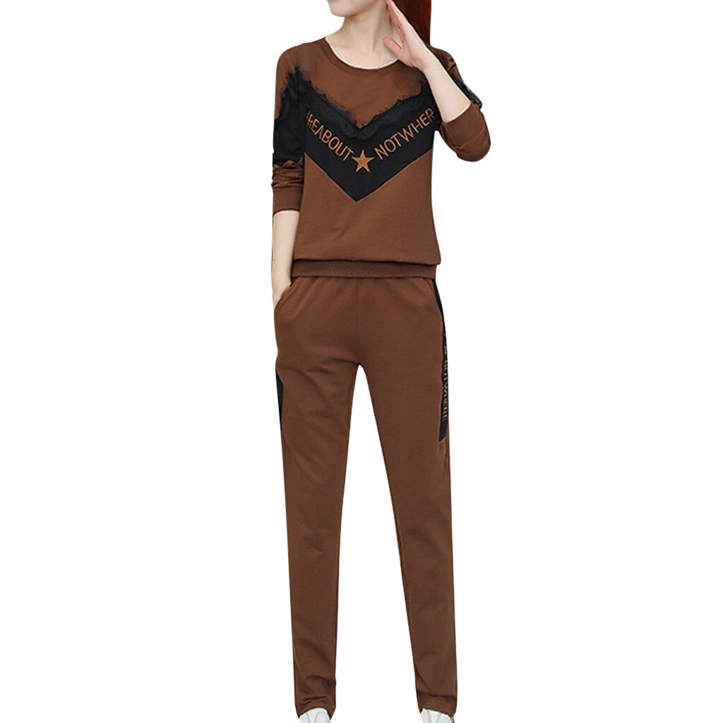 Women Sport Black Long Sleeve Jogging Running Sets... – Vicedeal