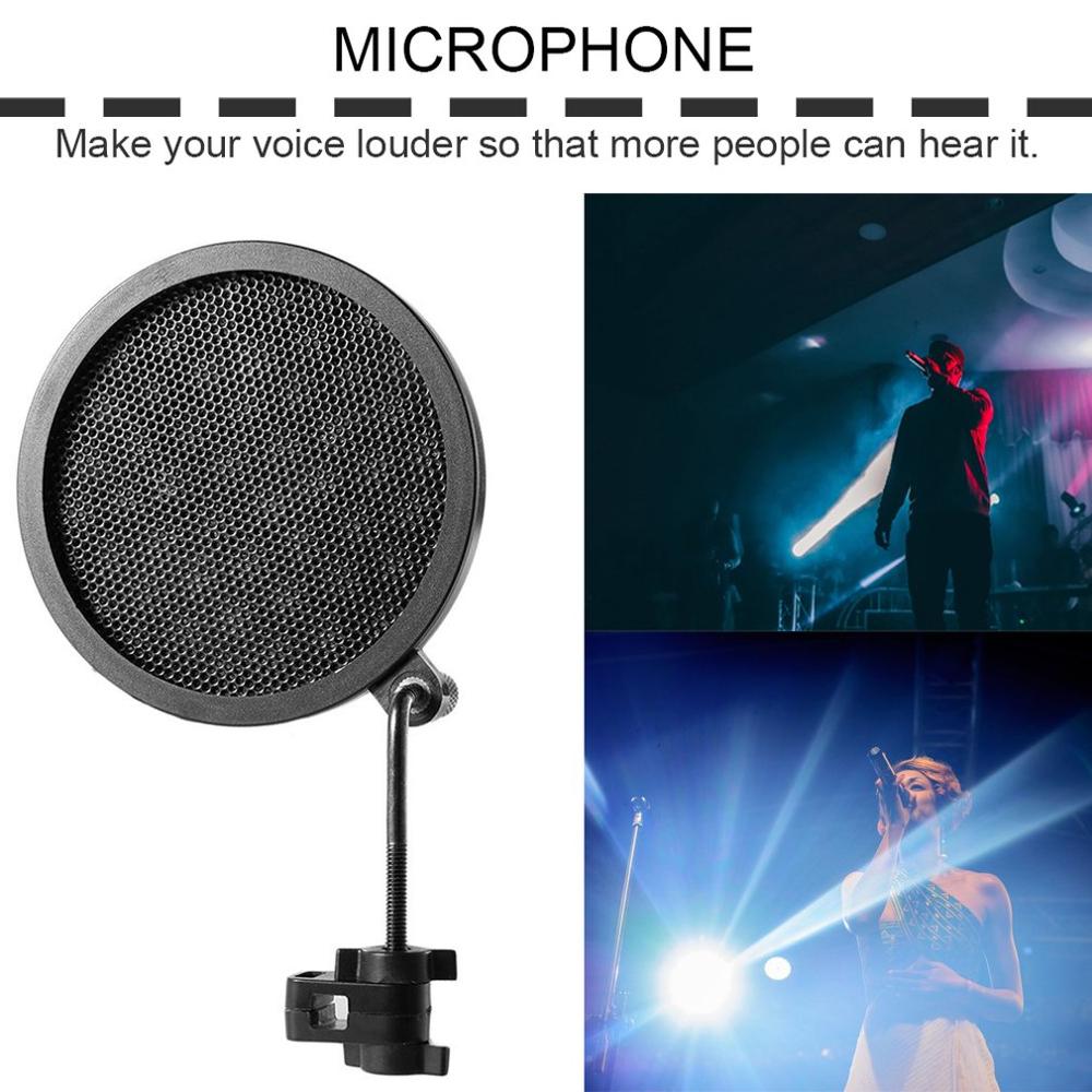 PS-2 Double Layer Studio Microphone Wind Screen Ma... – Grandado