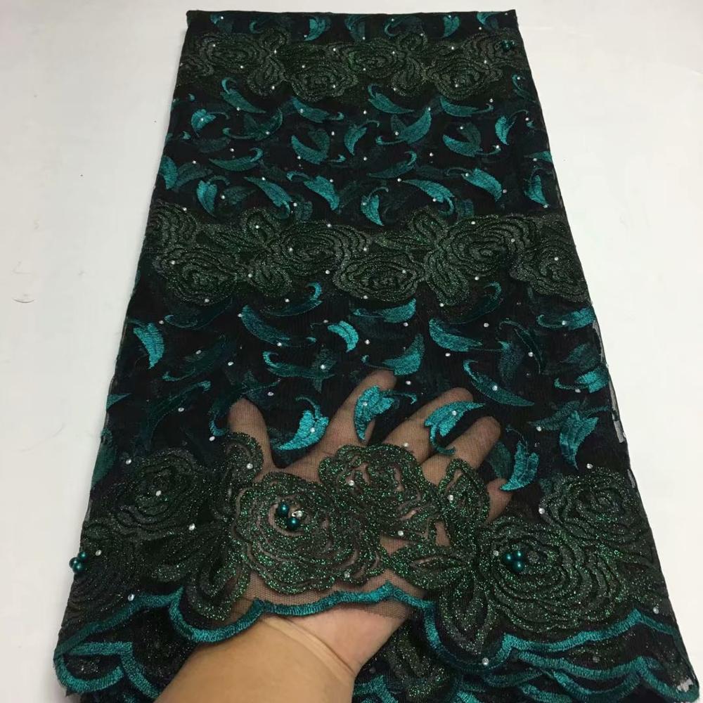 African style The latest Onion color net lace fabr... – Grandado