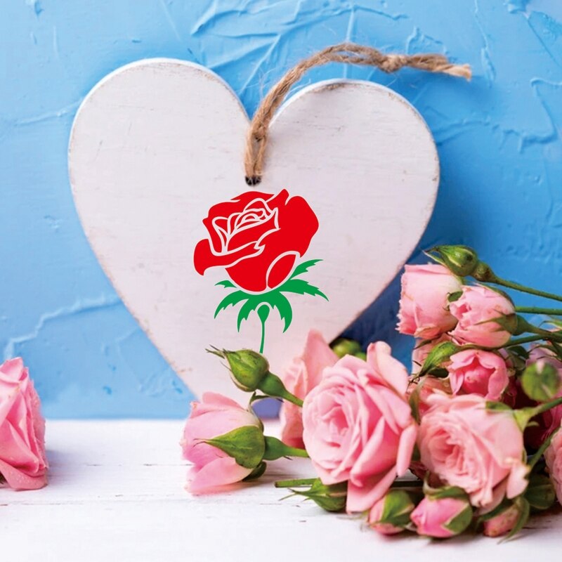 24 Pieces Painting Templates Floral Drawing Stenci... – Grandado