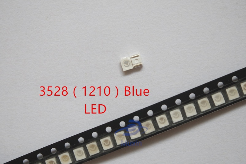 200pcs 3528 SMD LED Diode Blauw 20mA 3V Surface Mo... – Grandado