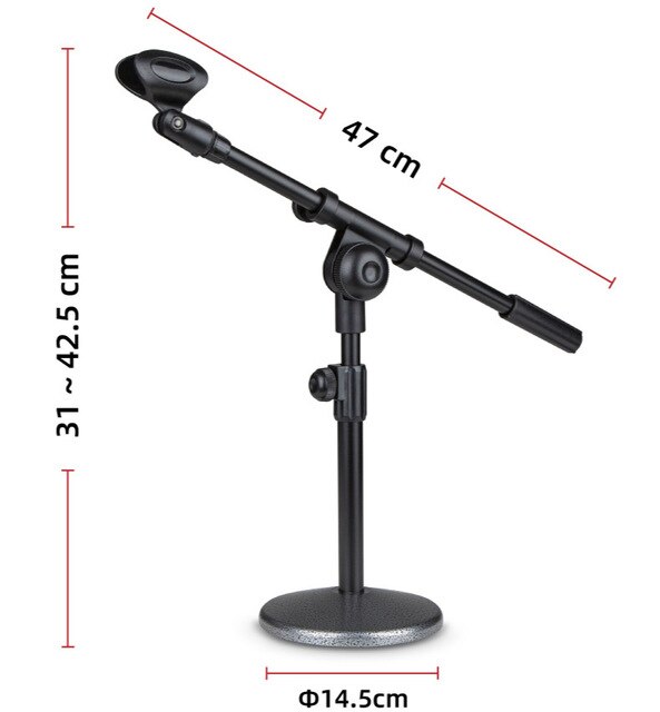 Foldable Metal Microphone Stand Studio Microphone ... – Grandado