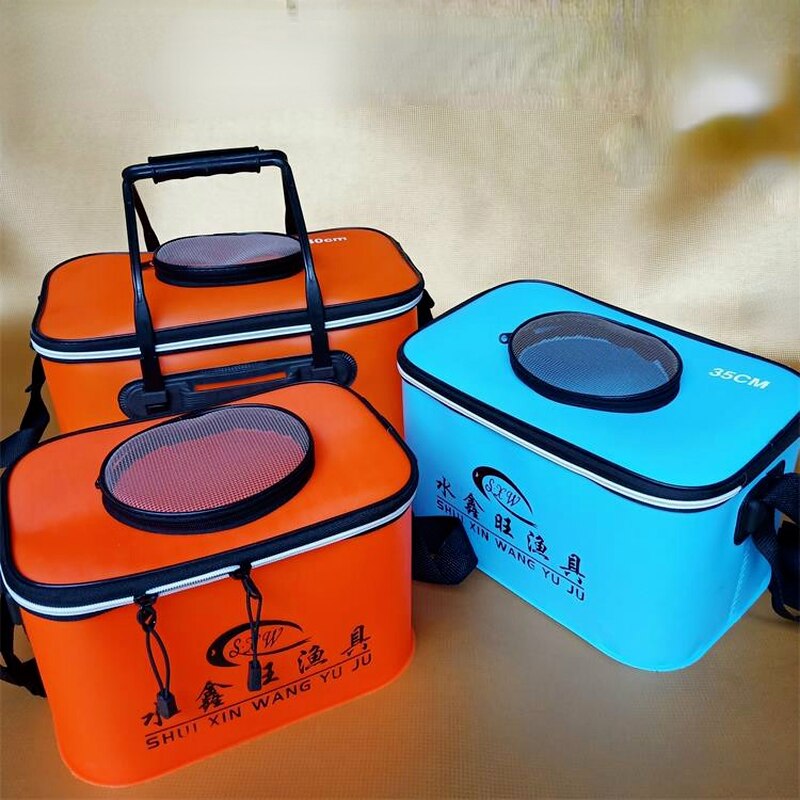 Thickened EVA live fish bucket Folding bucket Wate... – Grandado