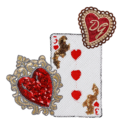 1set Sequin Poker Beaded Playing Cards Applique Vi... – Grandado