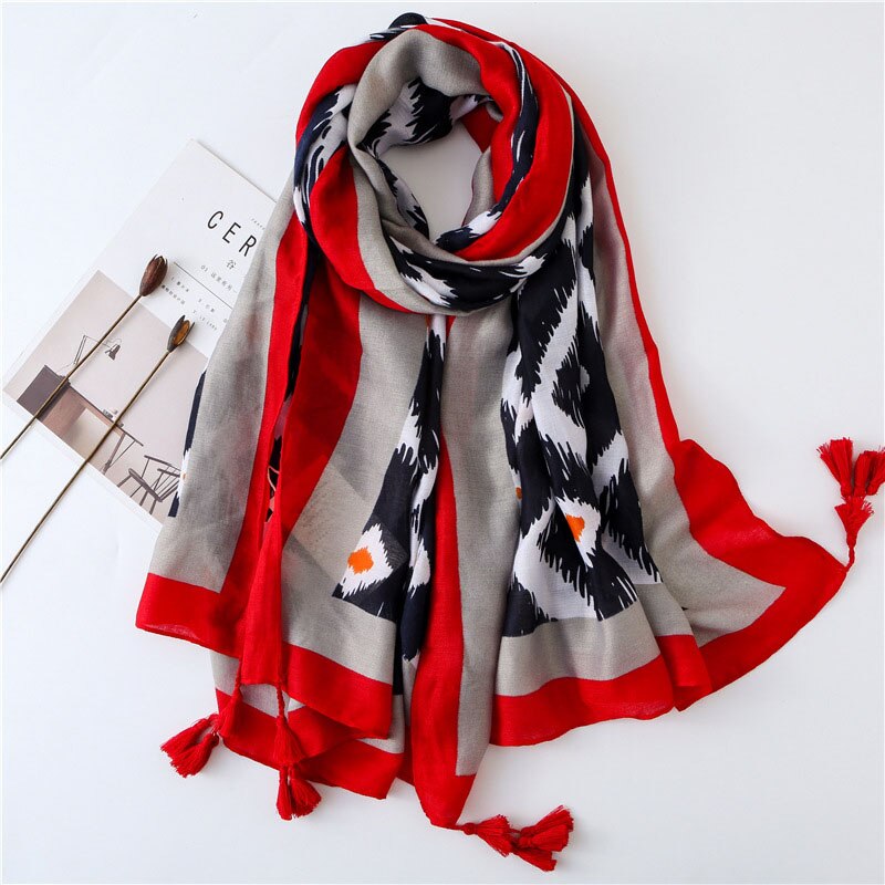 Marte&Joven Luxury Brand Plaid Navy Blue Women Sca... – Vicedeal
