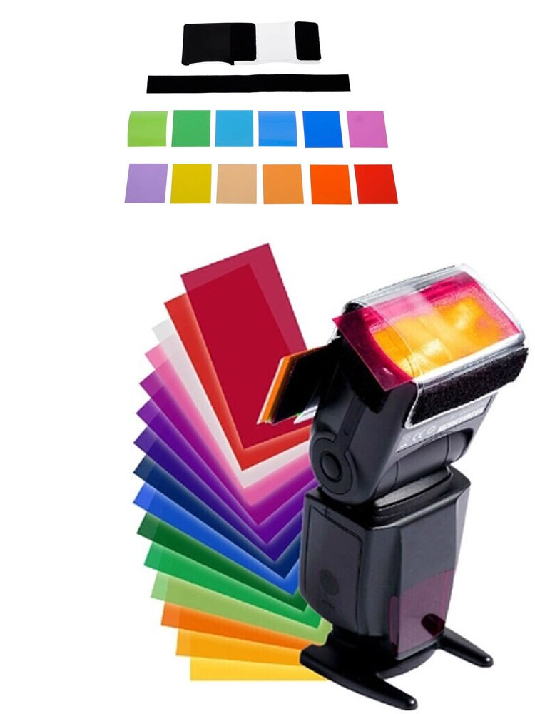12colors/set color card for Strobist Flash Gel Fil... – Vicedeal