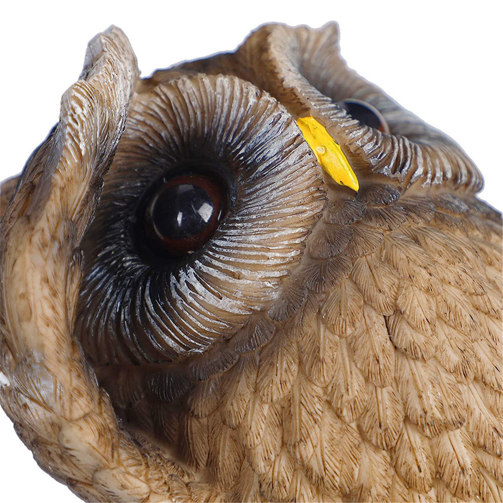 Garden Owl Tree Statue Saluting Owl Resin Bird Yar... – Grandado