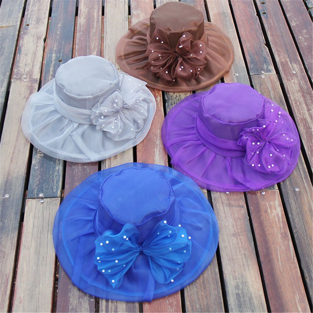 Women's Church Daily Cap Fascinator Bridal Tea Par... – Grandado