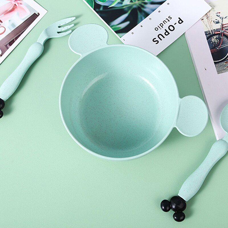 3pcs/set Baby Cartoon Eating Food Tableware Kids D... – Vicedeal
