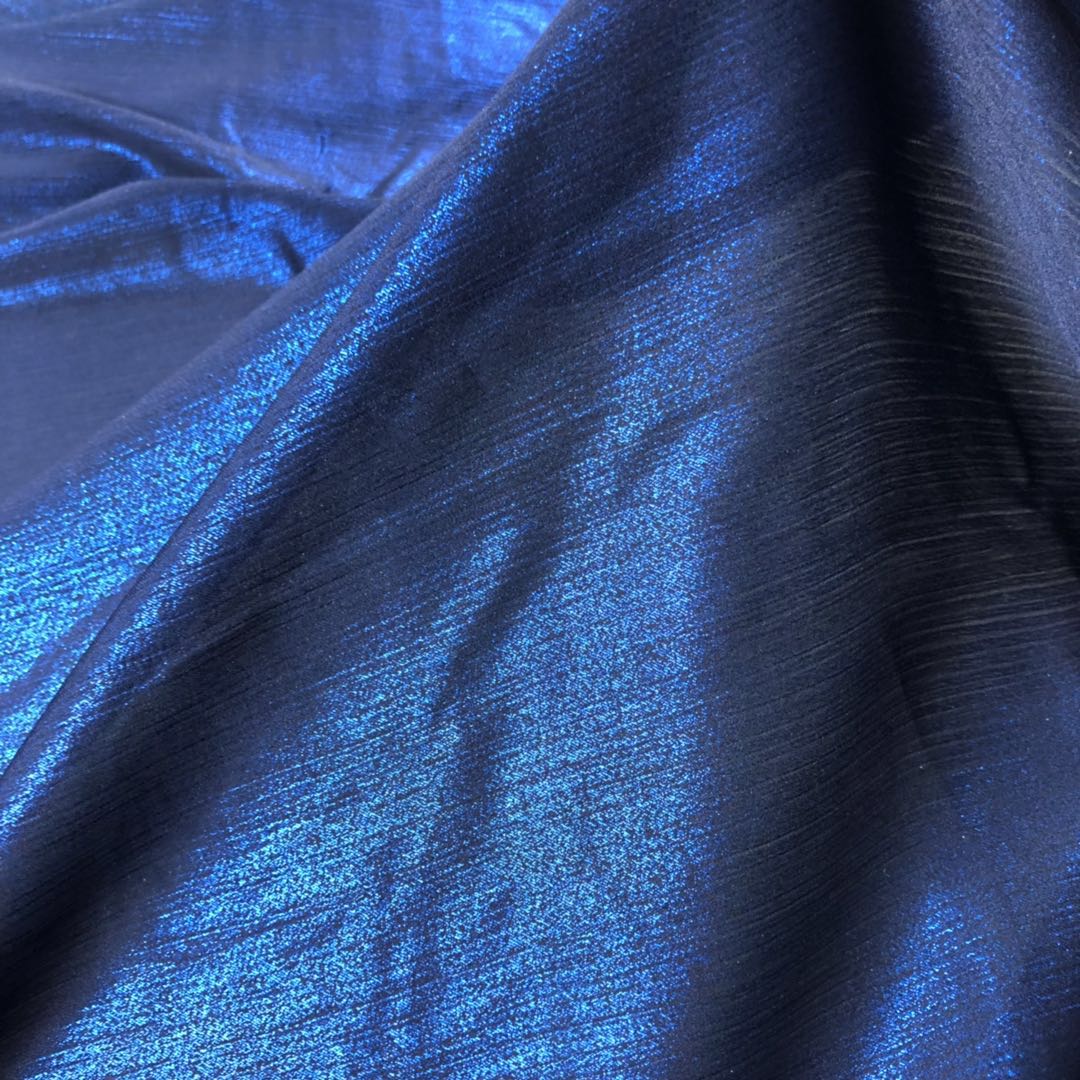 Cosplay Chiffon Bronzed Royal Blue shiny fabric br... – Vicedeal