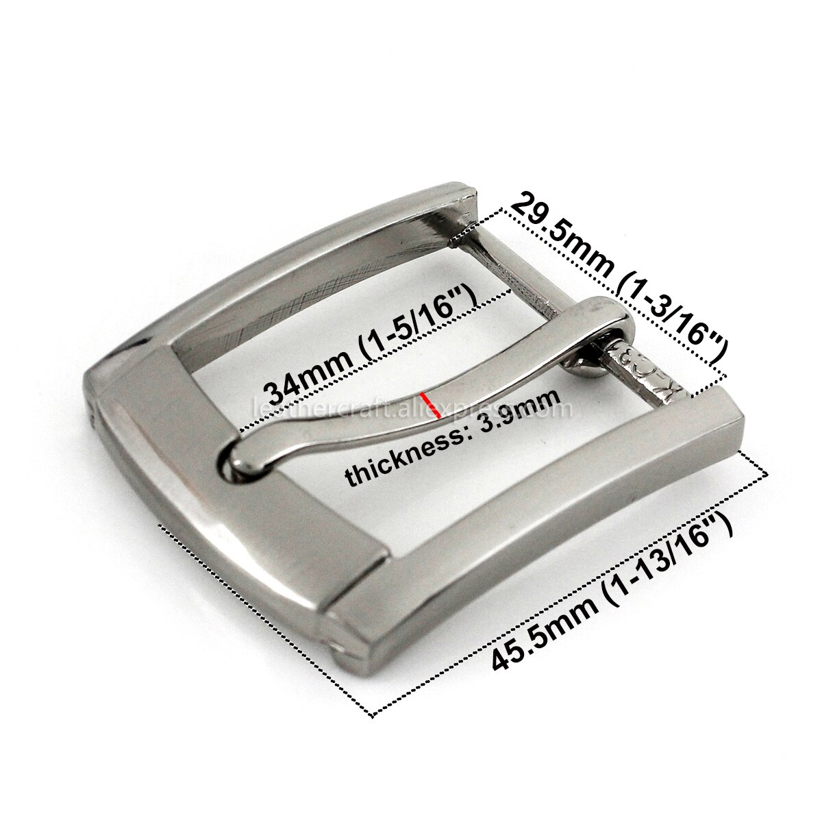 1pcs 30mm Metal Tri Glide Belt Buckle Middle Cente... – Grandado