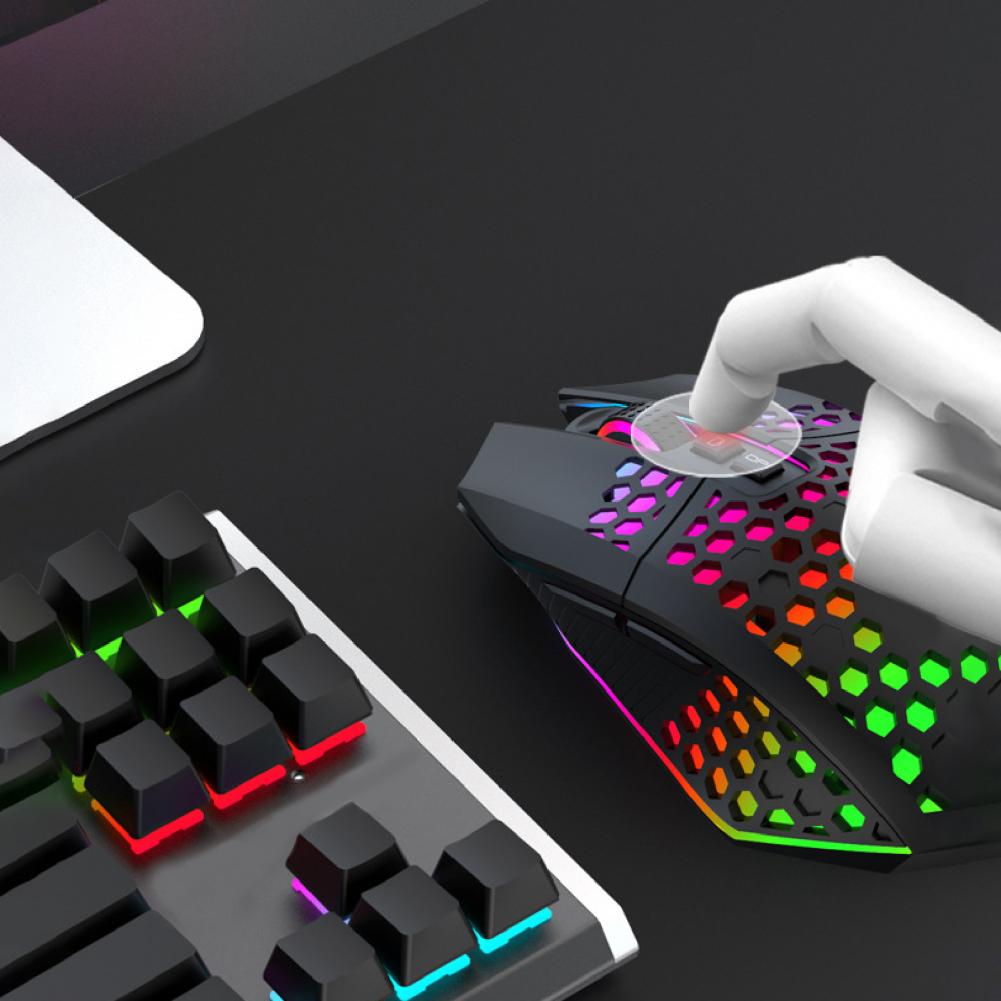 X801 800/1200/1600DPI Luminous Hollow Rechargeable... – Grandado