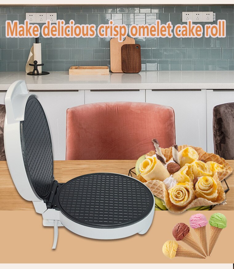 Electric Crispy Egg Roll Maker Omelet Sandwich Iro... – Vicedeal