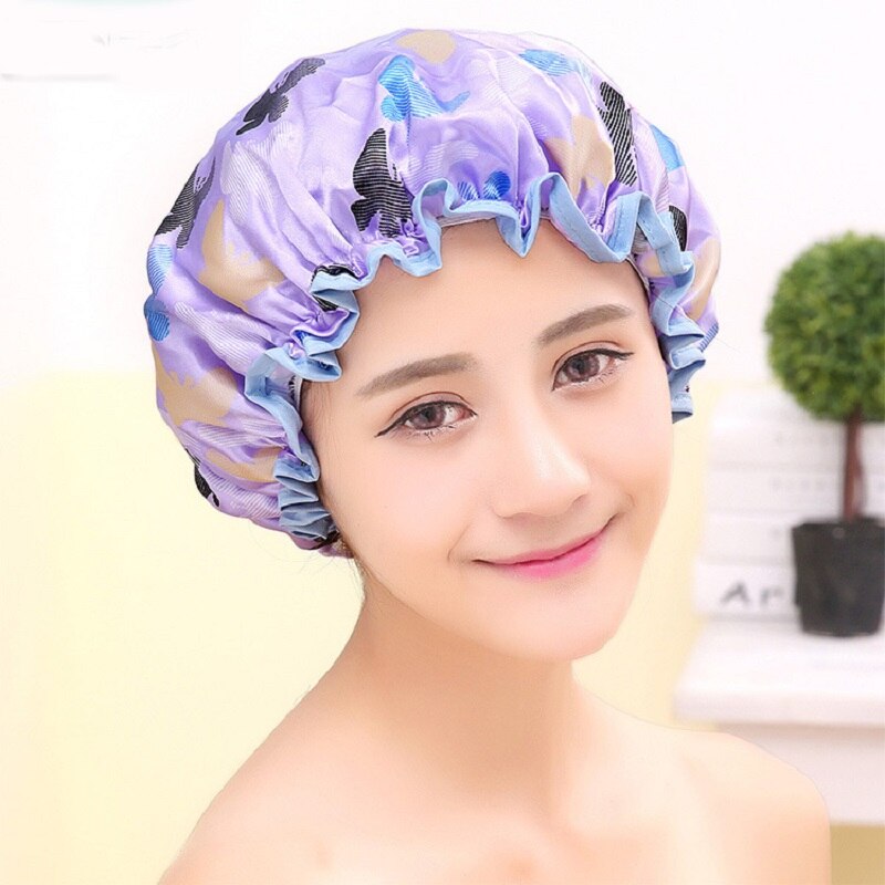 Shower cap woman Bonnet de douche femme , shower c... – Vicedeal
