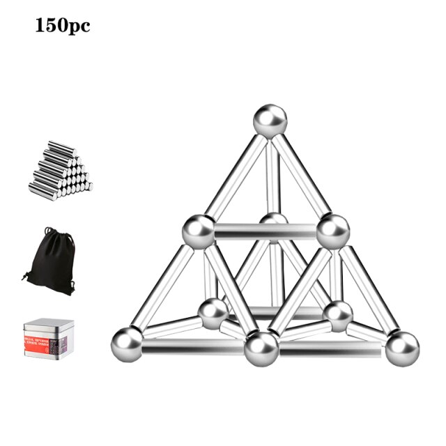 36PC Metal Magnet Magnetic Relaxation Toy Buckybal... – Grandado