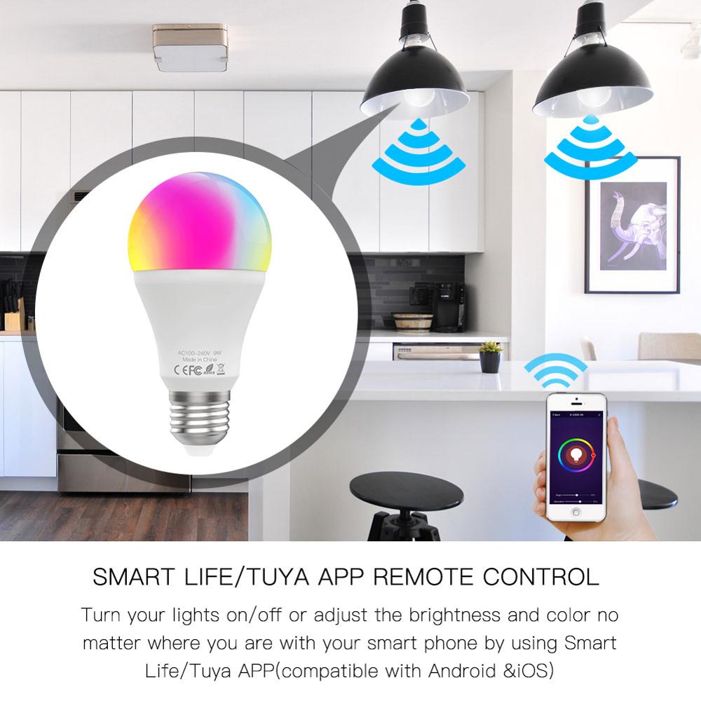 Wifi Smart Led Dimbare Lamp 9W, Rgb, smart Leven T... – Grandado