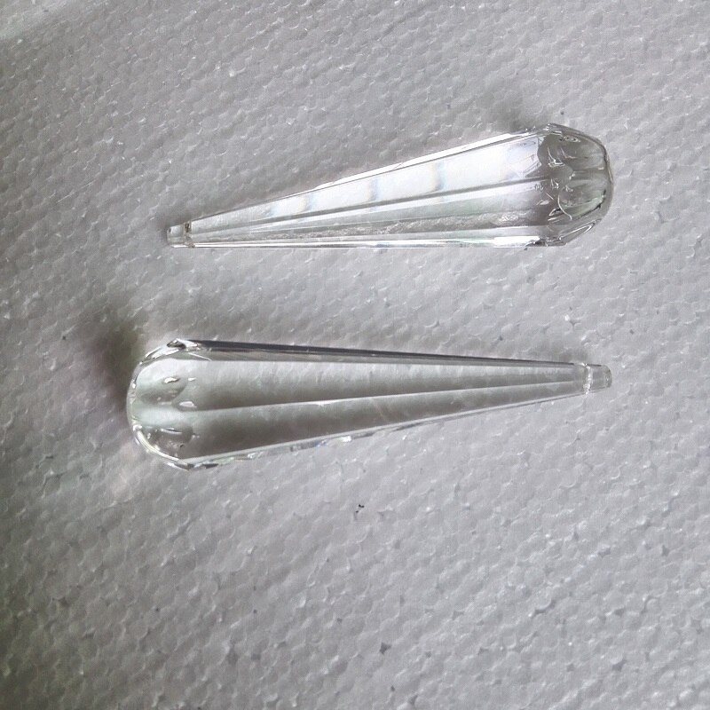 2pcs/lot 100mm 4" cleal mic shaped crystal with ei... – Vicedeal