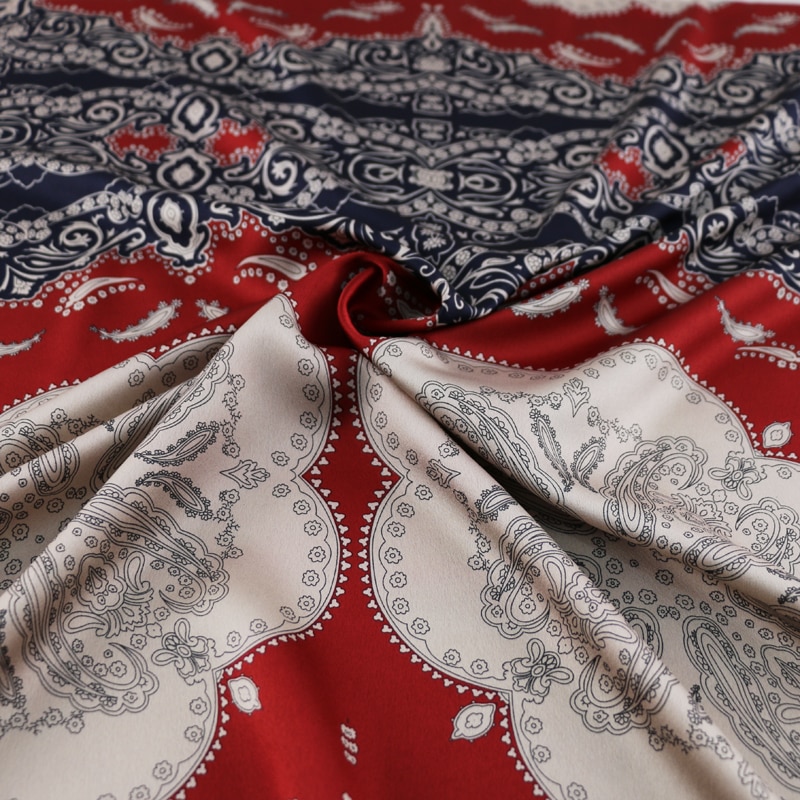 Chinese patchwork sewing material stretch satin cr... – Vicedeal