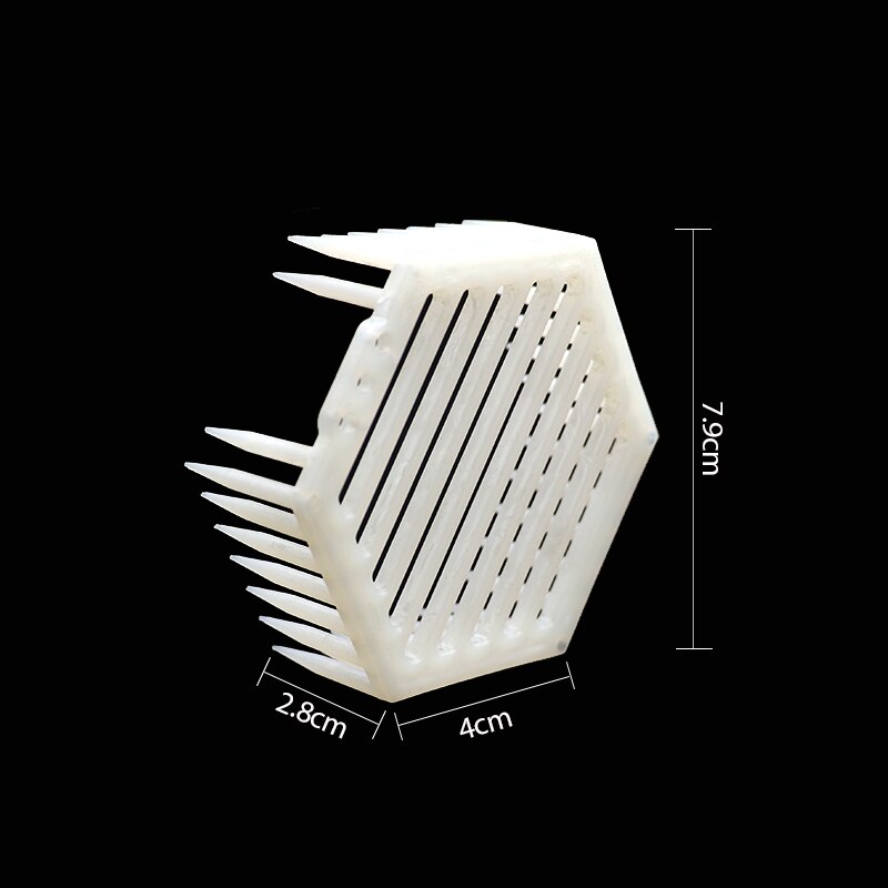 2Pcs Plastic Bee Cages Hexagon Cage Cell Room Bees... – Grandado