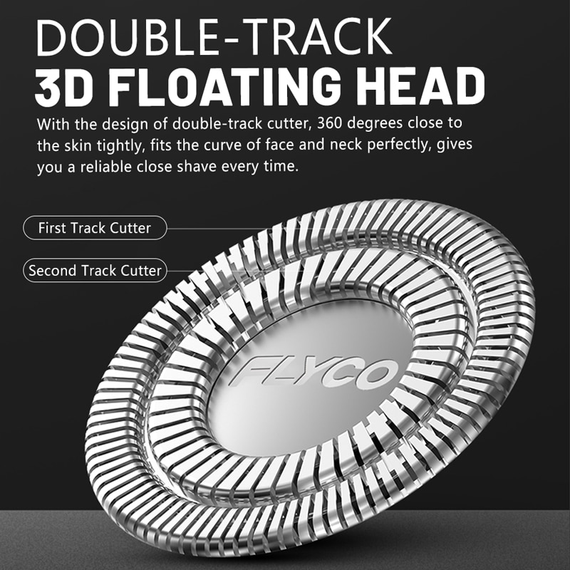 FLYCO IPX7 Elektrische Waterpoof Rasiermesser Inte... – Vicedeal