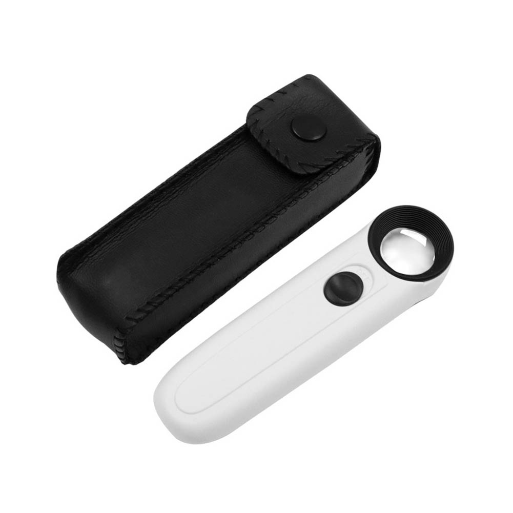 1 PC Handheld 40x Magnifier Magnifying Glass LED L... – Grandado