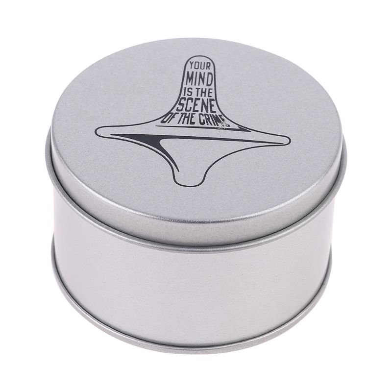 Silver Inception Zinc Alloy Spinning Top Totem with Plastic Dice ...