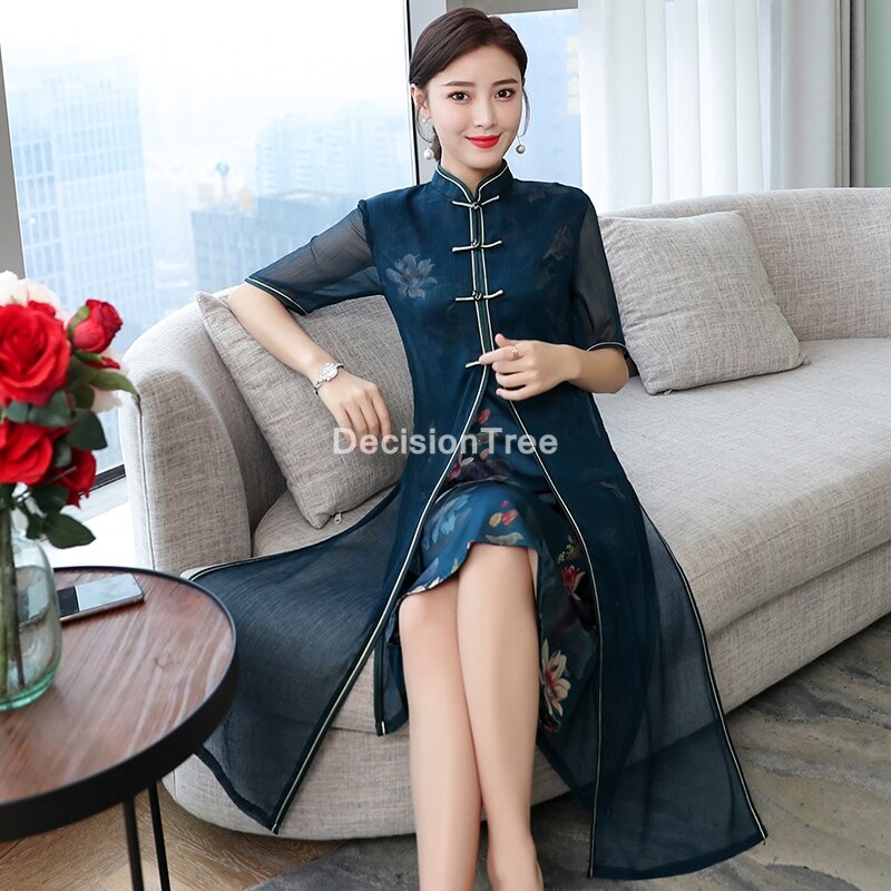 cheongsam dress lace wedding qipao women tradition... – Vicedeal