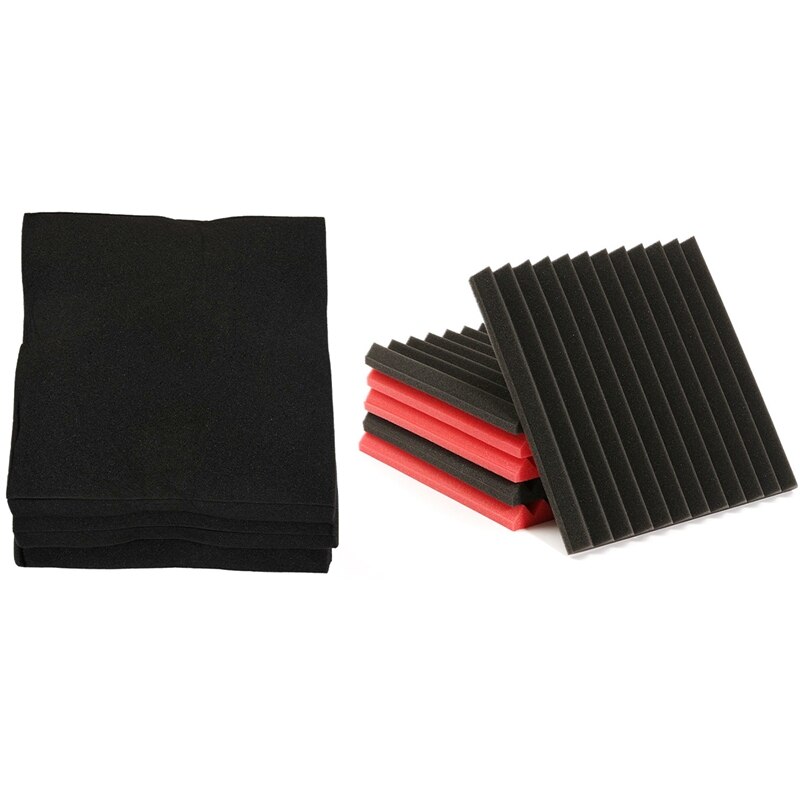 6Pcs Geluidsisolatie Foam Geluid Absorberende Ruis... – Grandado