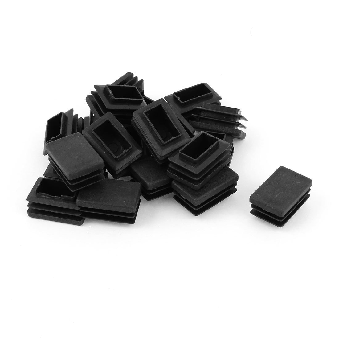 ! 20 pcs Black Plastic Rectangular End Cap 30mm x ... – Grandado