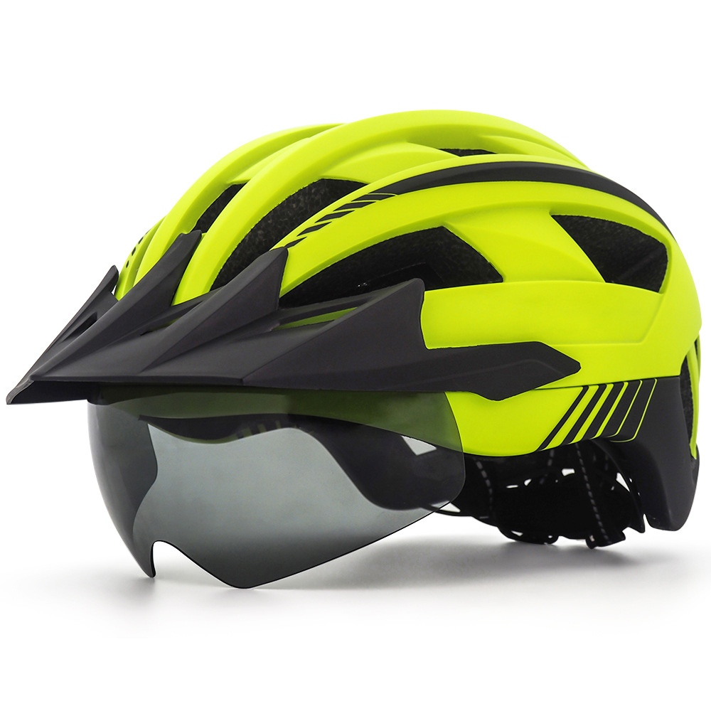 Atmungsaktive MTB Fahrrad Helm Mit Rücklicht Reite... – Grandado