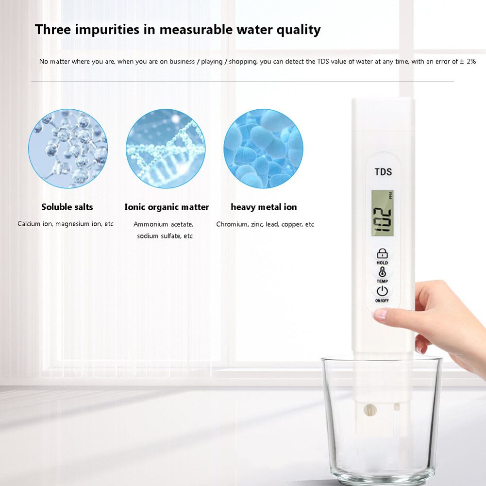 Handheld TDS Digital Water Tester Water Precious T... – Grandado