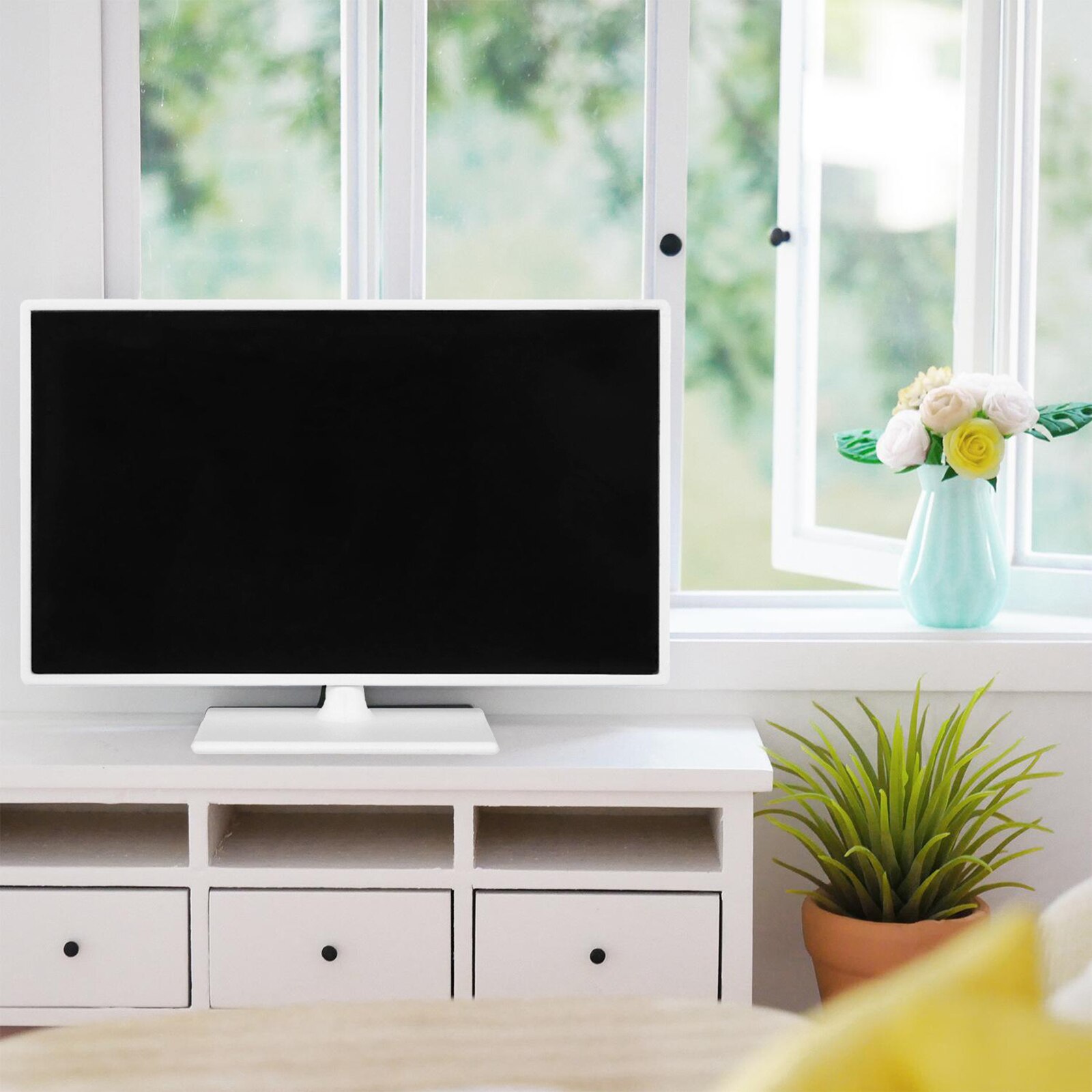 1:12 Dollhouse Miniature LCD TV Television Furnitu... – Vicedeal