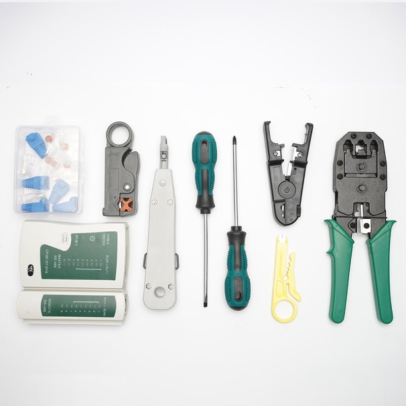 13 pièces/Kit Kit d'outils de réparation réseau RJ... – Grandado