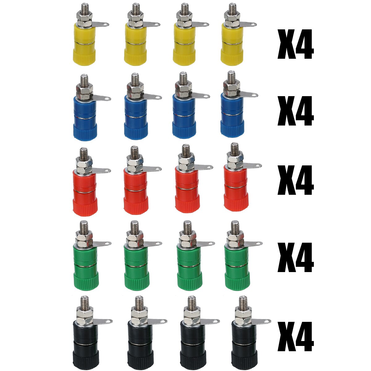 20pcs 5 Color Binding Post Female Socket Jack Copp... – Grandado