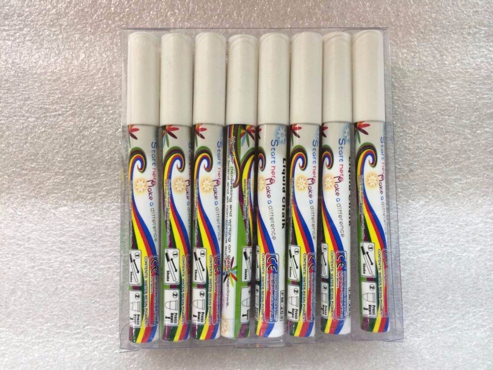 Flashcolor 3mm White Liquid Chalk Marker for LED W... – Grandado