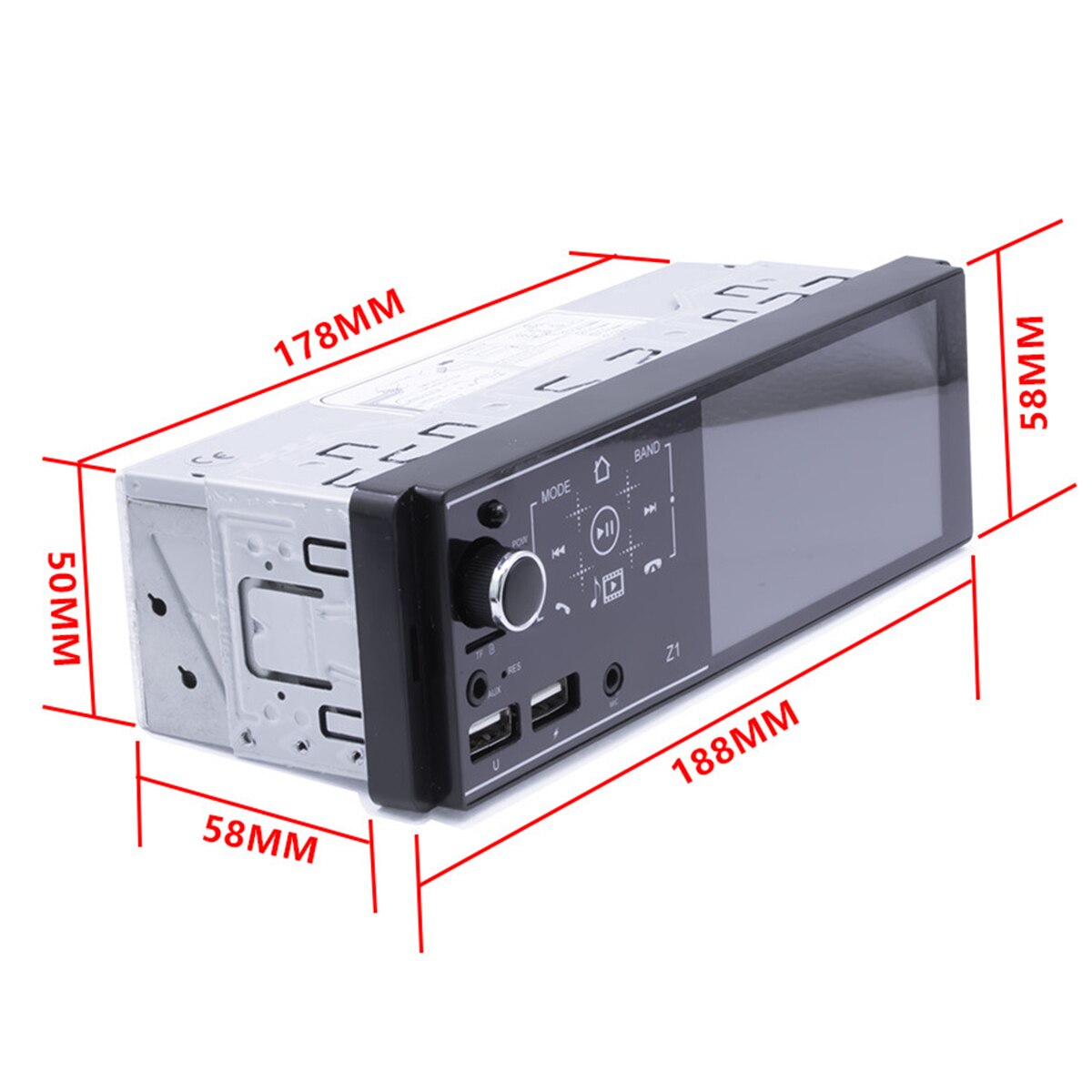 4.1inch 1 Din Touch Capacitive Screen Car MP5 Play... – Vicedeal