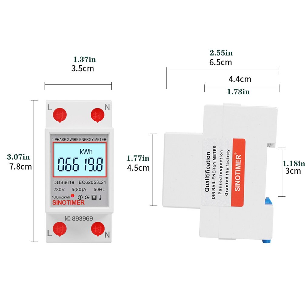 DDS6619-005 Elektrische Power Meter Digitale Lcd-s... – Grandado