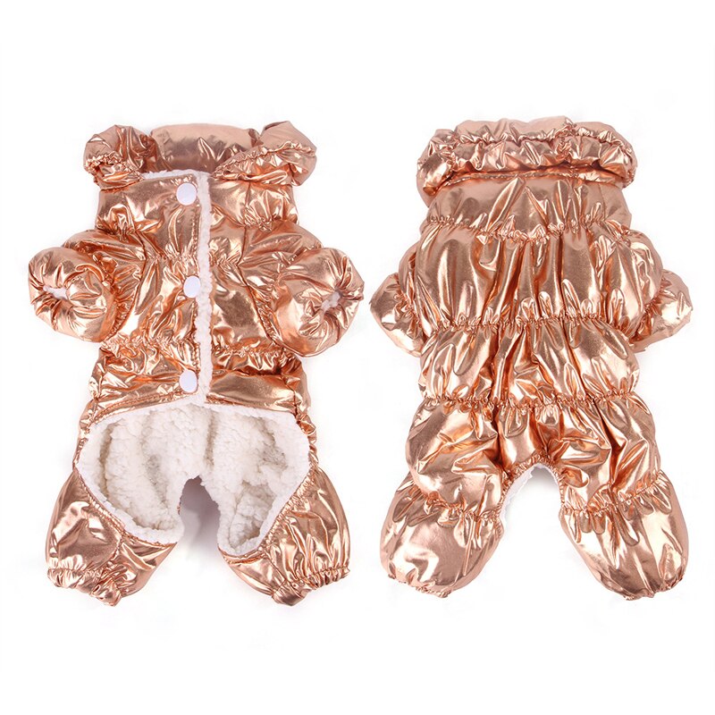 Helle Gold Overall für Hunde Winter Dicke Hund Kle... – Grandado